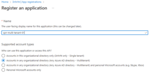 Azure Service Principle Name (SPN) for single or multiple organizations ...